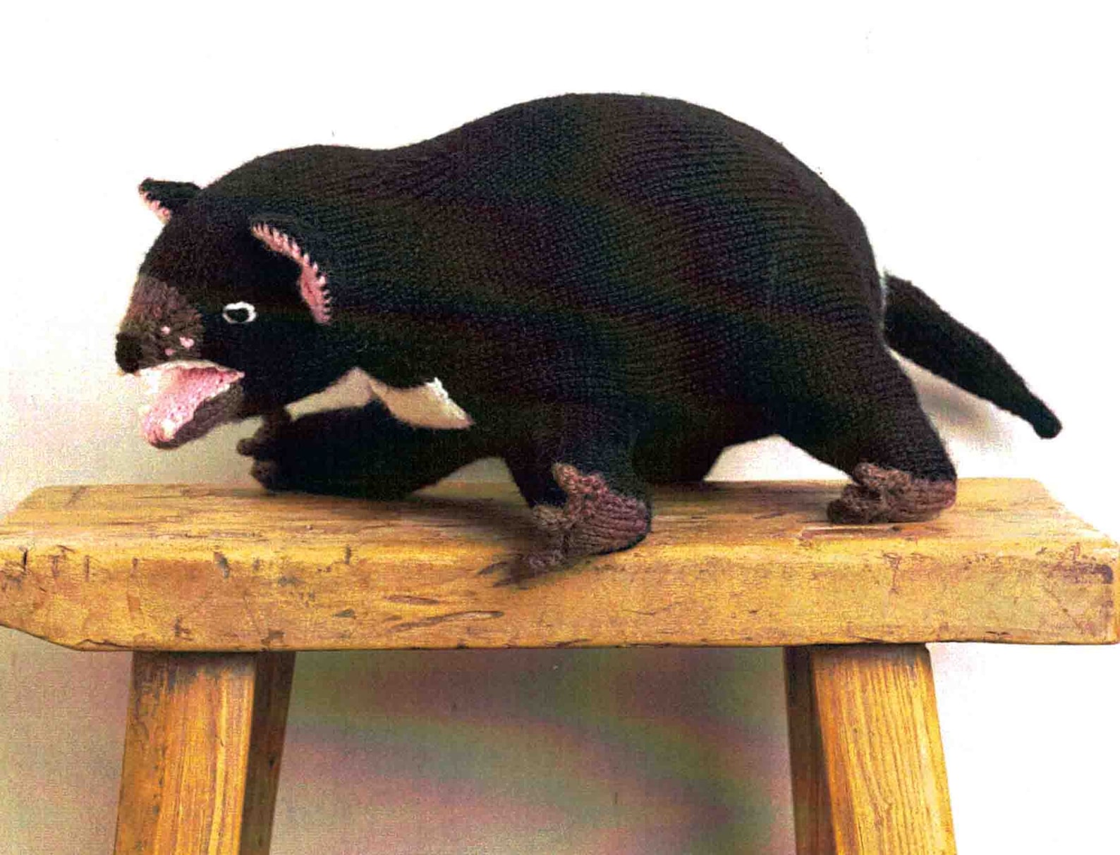 Tasmanian Devil Animal Knitting Pattern Australian Wildlife 8 - Etsy