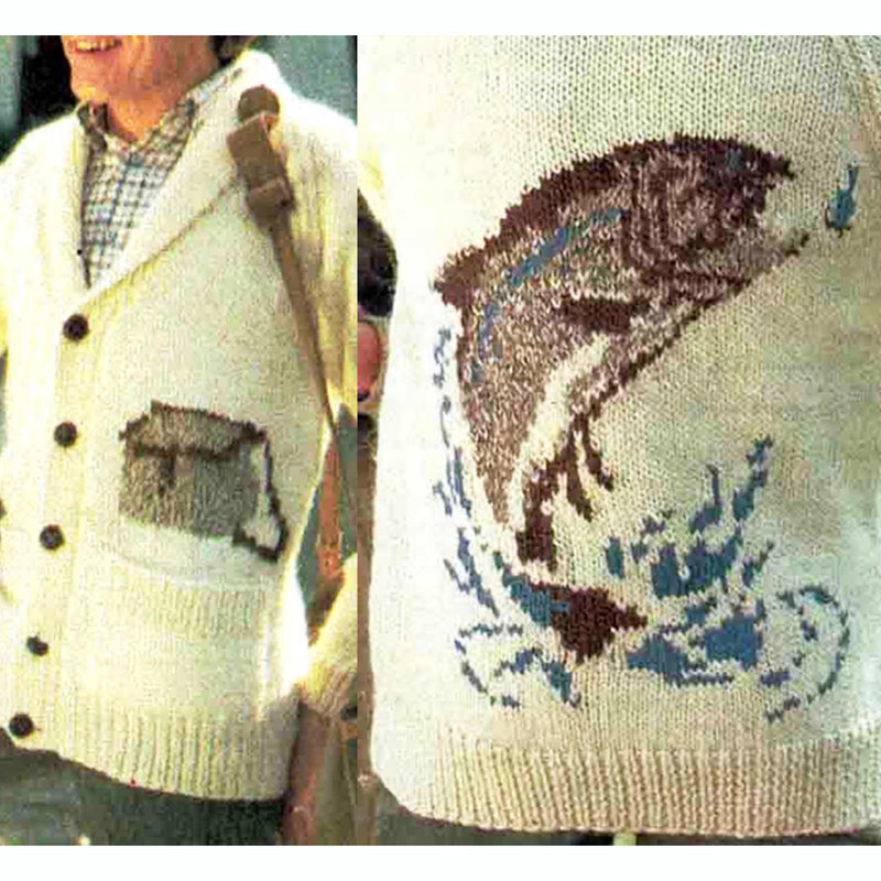 Fish Sweater - Etsy