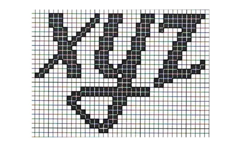 Alphabet Capital and Lower Case Letters Cross Stitch Embroidery ...