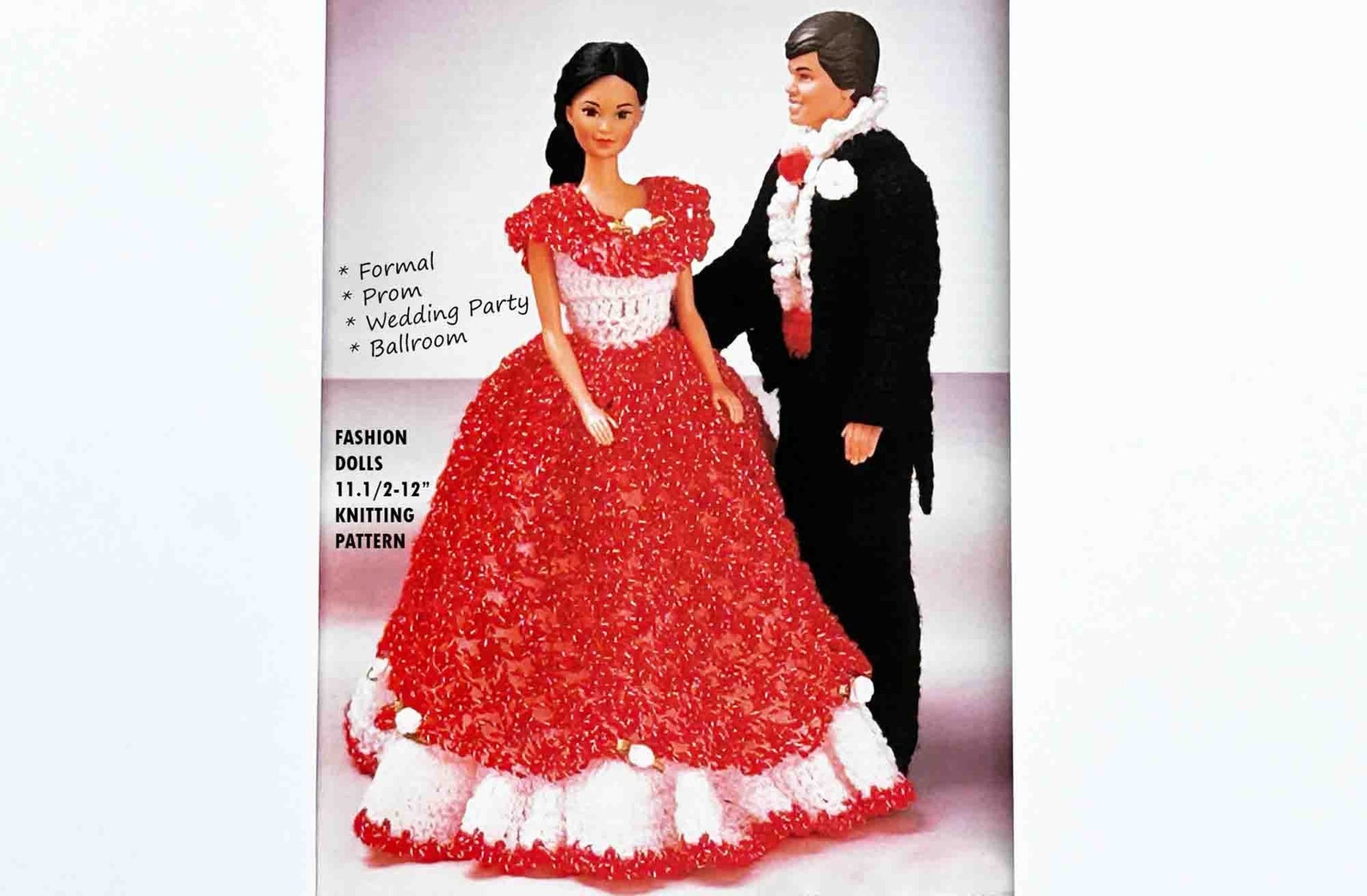 Fashion Doll Prom Formal Ballroom Wedding Party Dress & Tuxedo Doll's ...