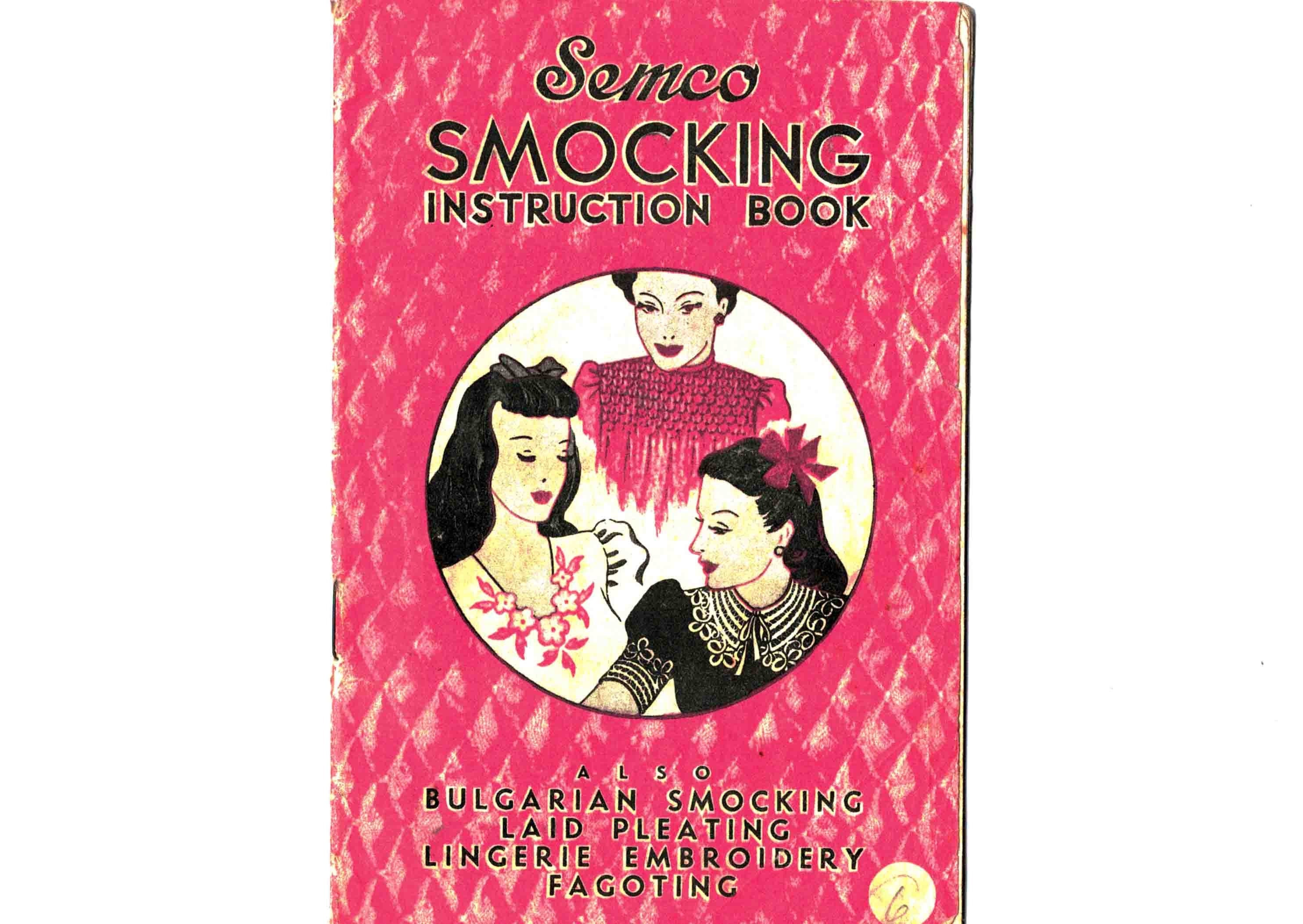 SMOCKING Instructions PDF Complete Book 31 pages Vintage | Etsy