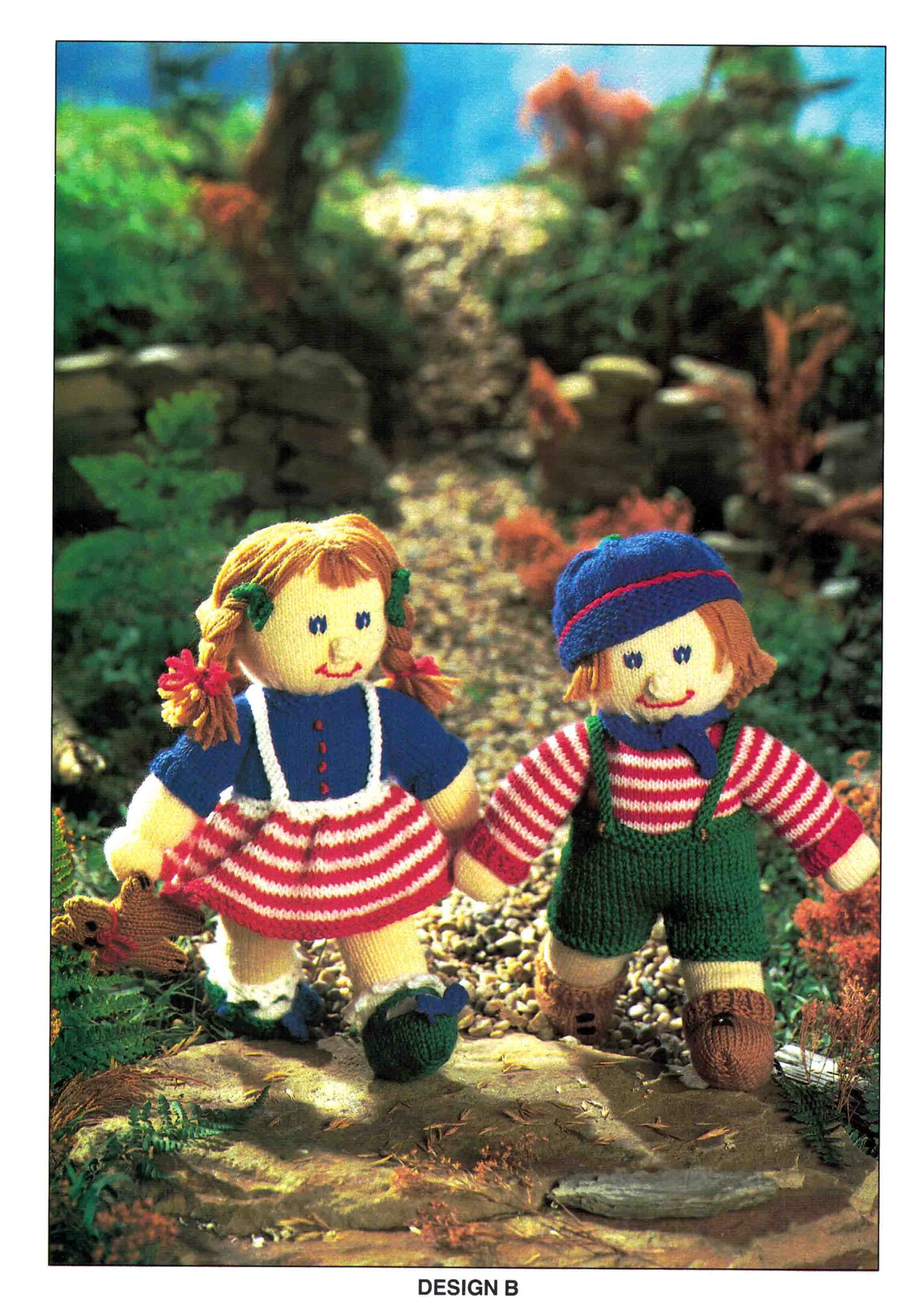 Knitted Dolls Entire Toy Book 6 Dolls to Knit Includes Twins - Etsy