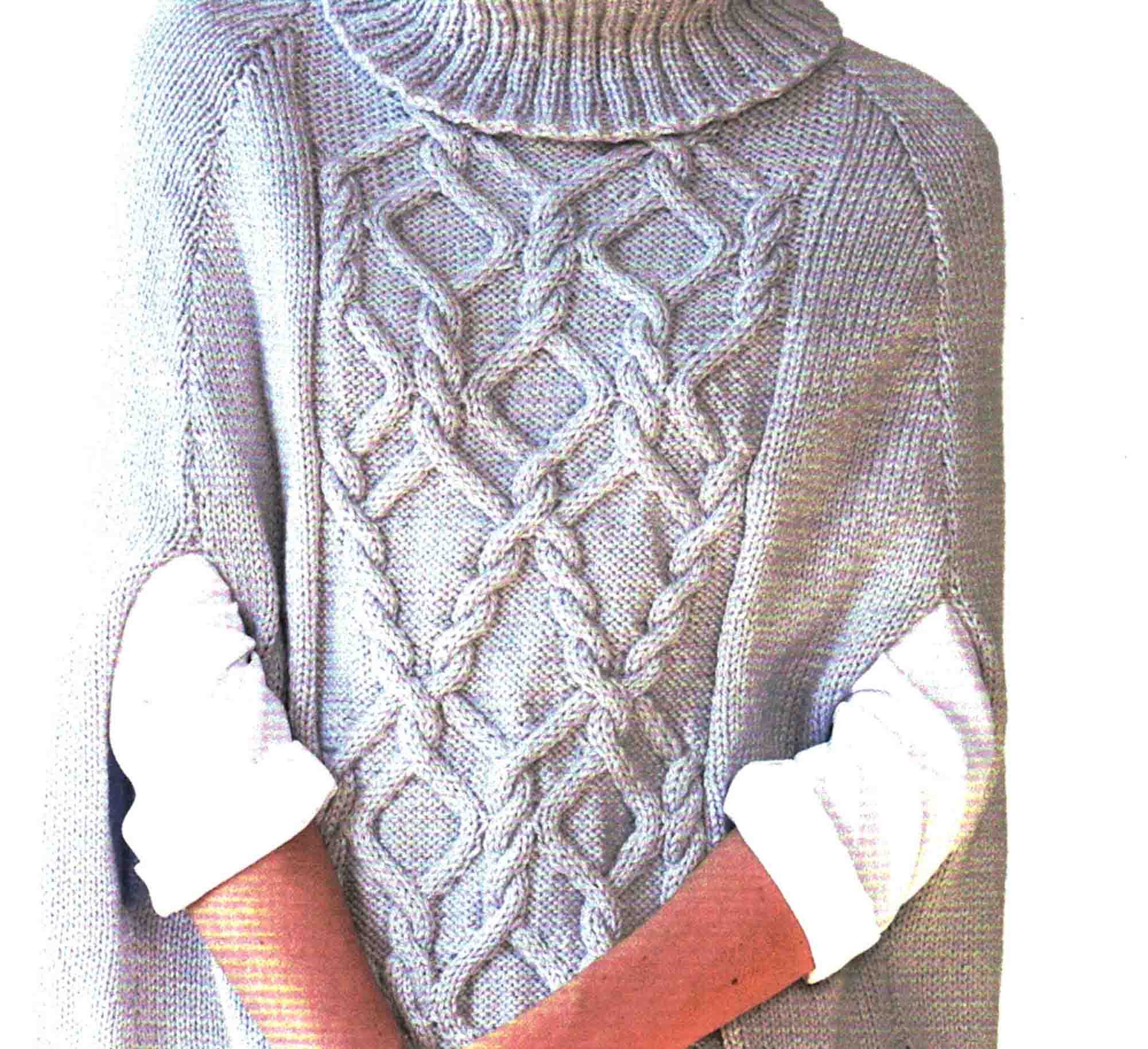 Sweater Cape Knitting Pattern DK / 8 Ply Women's 75-110cm - Etsy