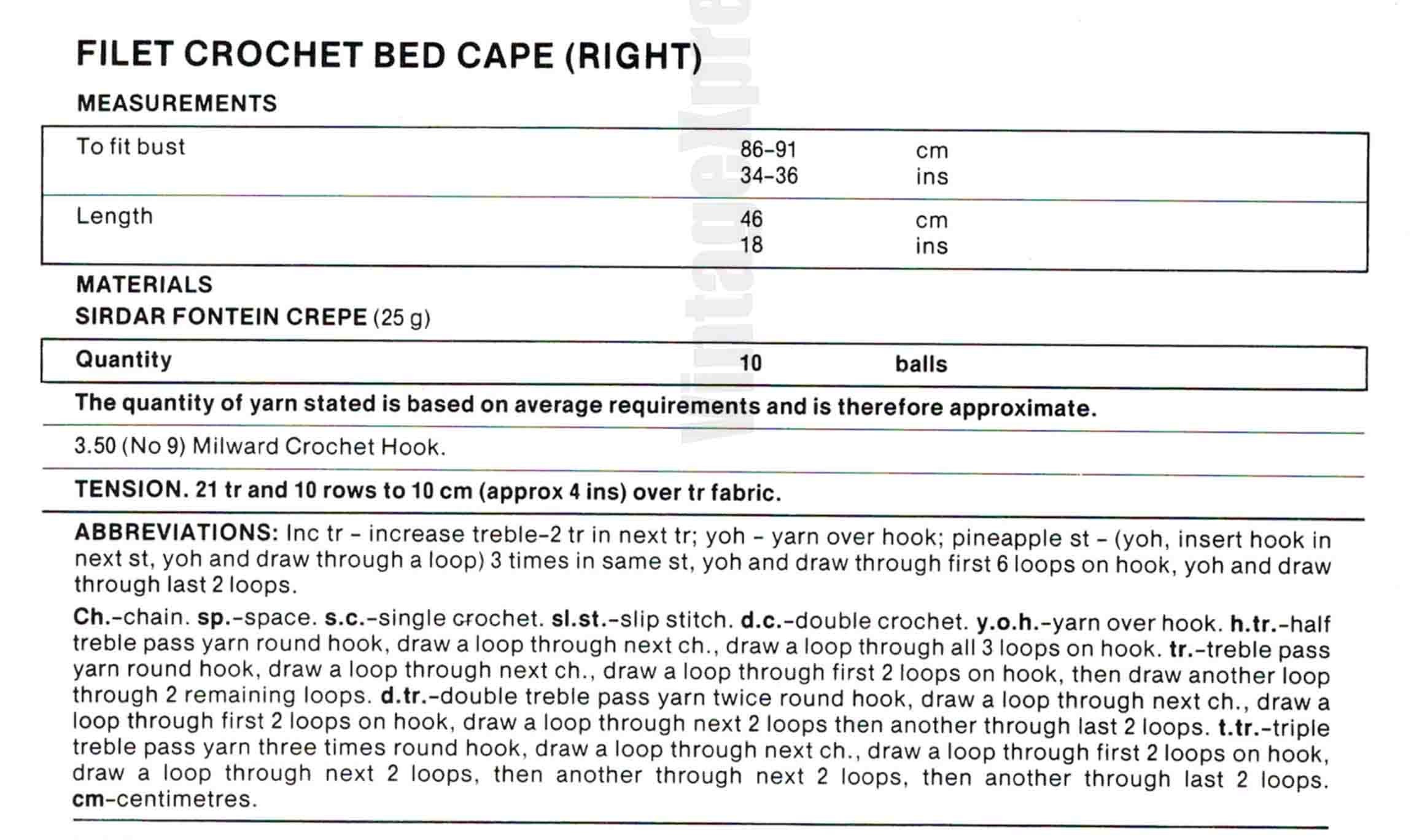 BED CAPE & Bed Jacket Knitting and Crochet 4 Ply Patterns - Etsy