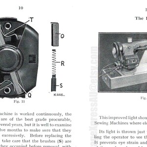 SINGER Sewing Machines 1950's Instructions for Using & Adjusting Singer ...