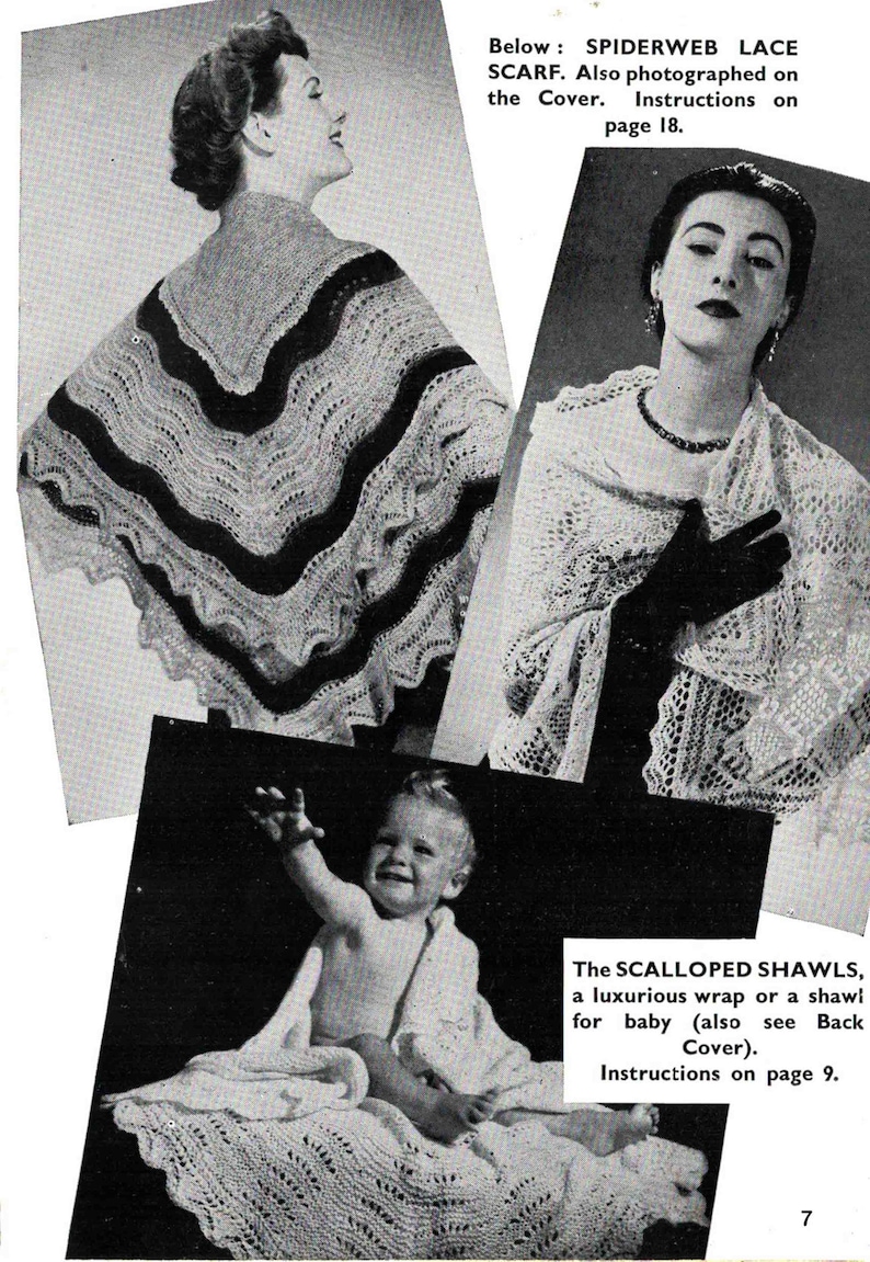 Shetland Lace Scarves & Shawls Traditional Knitting Pattern BOOK 23 ...