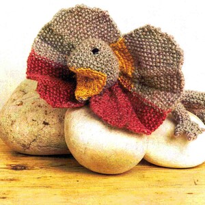 Frilled-neck Lizard Knitting Pattern DK 8 Ply Australian Soft Toy ...