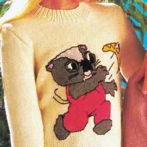 Australian Possum Knitting Pattern Sweater With Bonus Wombat ...