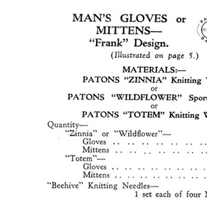 Wartime Knitting Patterns 1940's WW2 Air Force Helmet Gloves Mittens ...