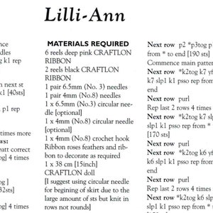 SALE! Dolls Victorian Era Dresses Outfits to Make Nylon Knitting Ribbon ...