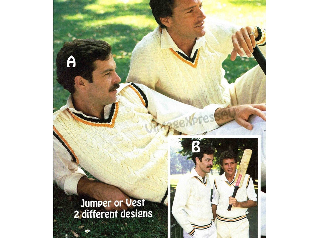 Sports Vest & Sweater Knitting Pattern 2 Different Designs in ...
