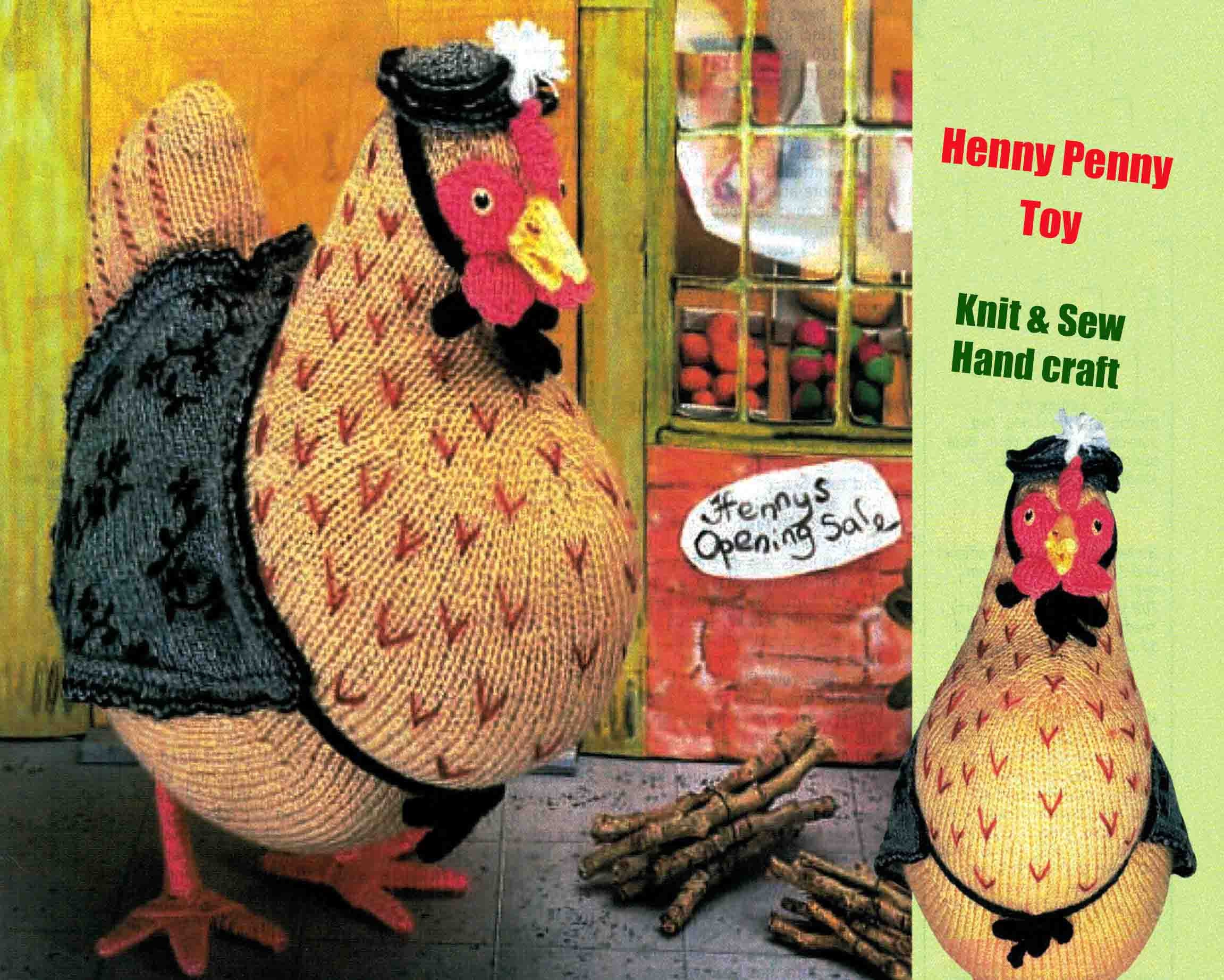 Sewing & Fiber Henny Penny Pattern PDF Pattern Kits & How To Quilting ...