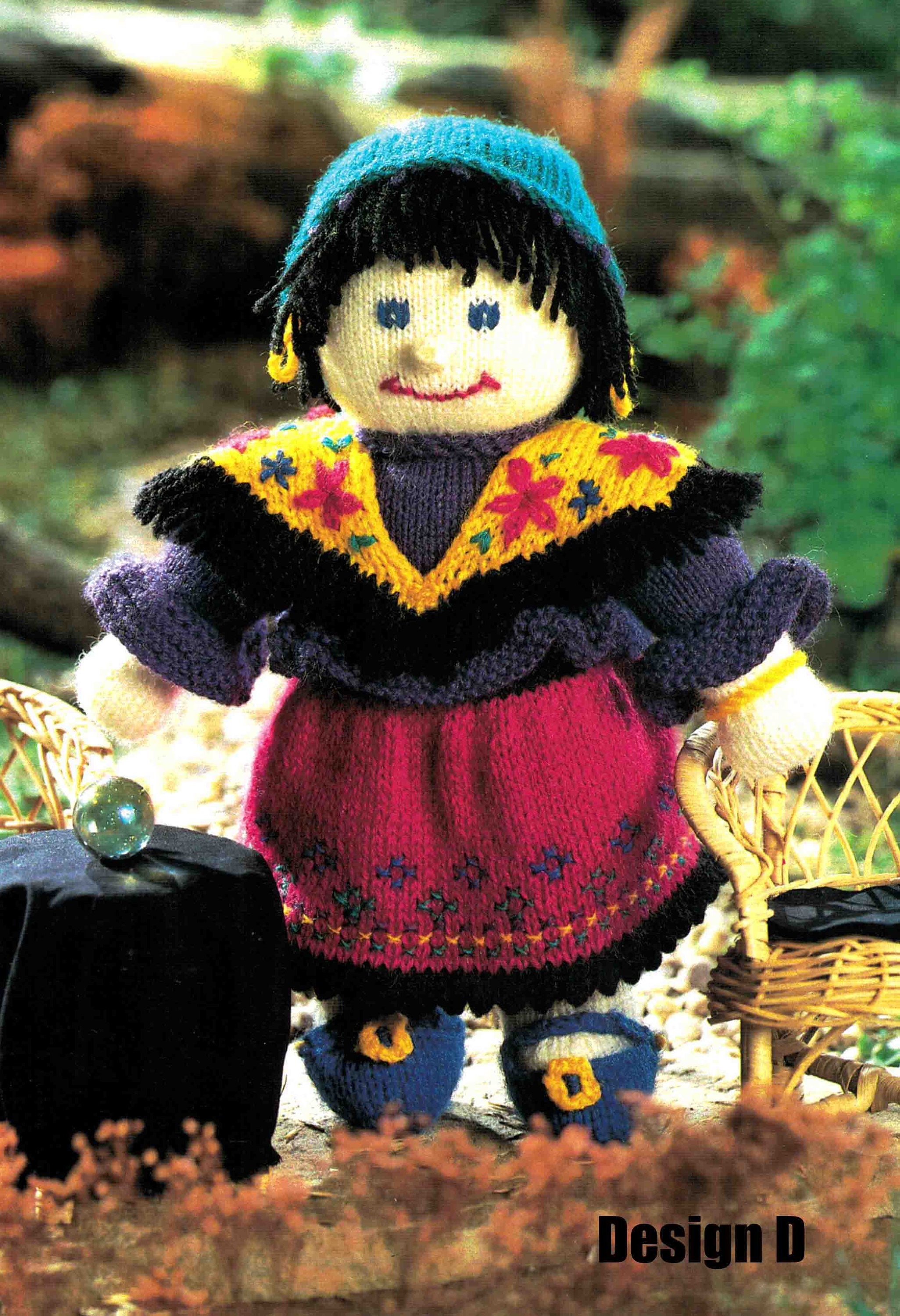 Knitted Dolls Entire Toy Book 6 Dolls to Knit Includes Twins - Etsy