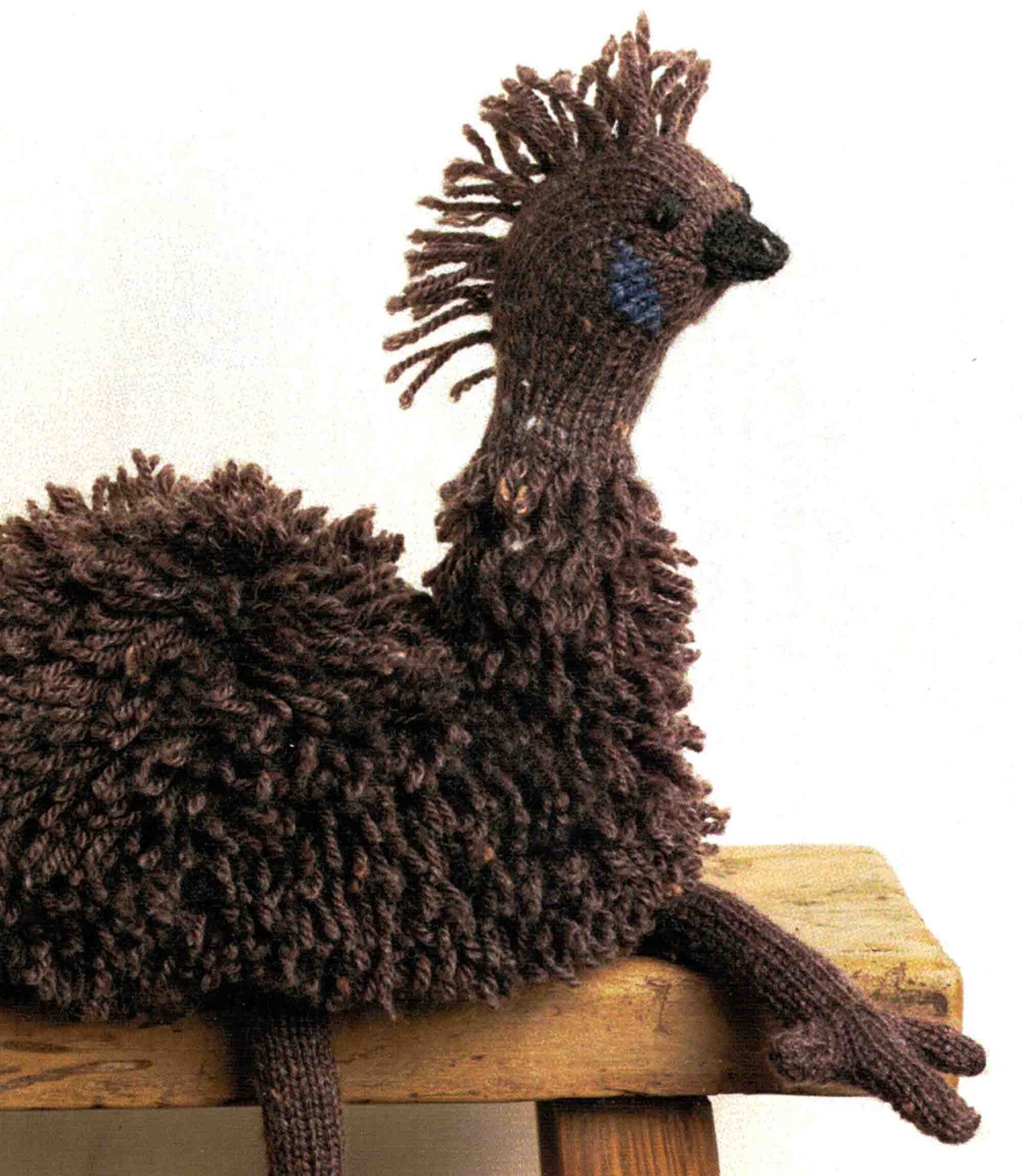 EMU Large Australian Bird Knitting Pattern DK 8ply ~ 24cm High ...