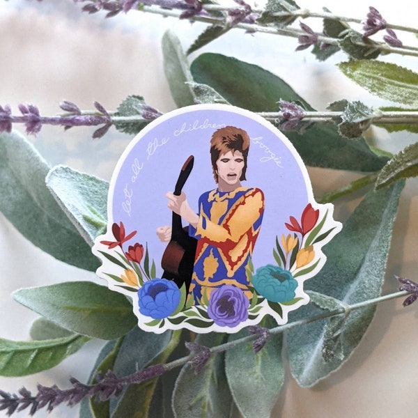 David Bowie Sticker - Etsy