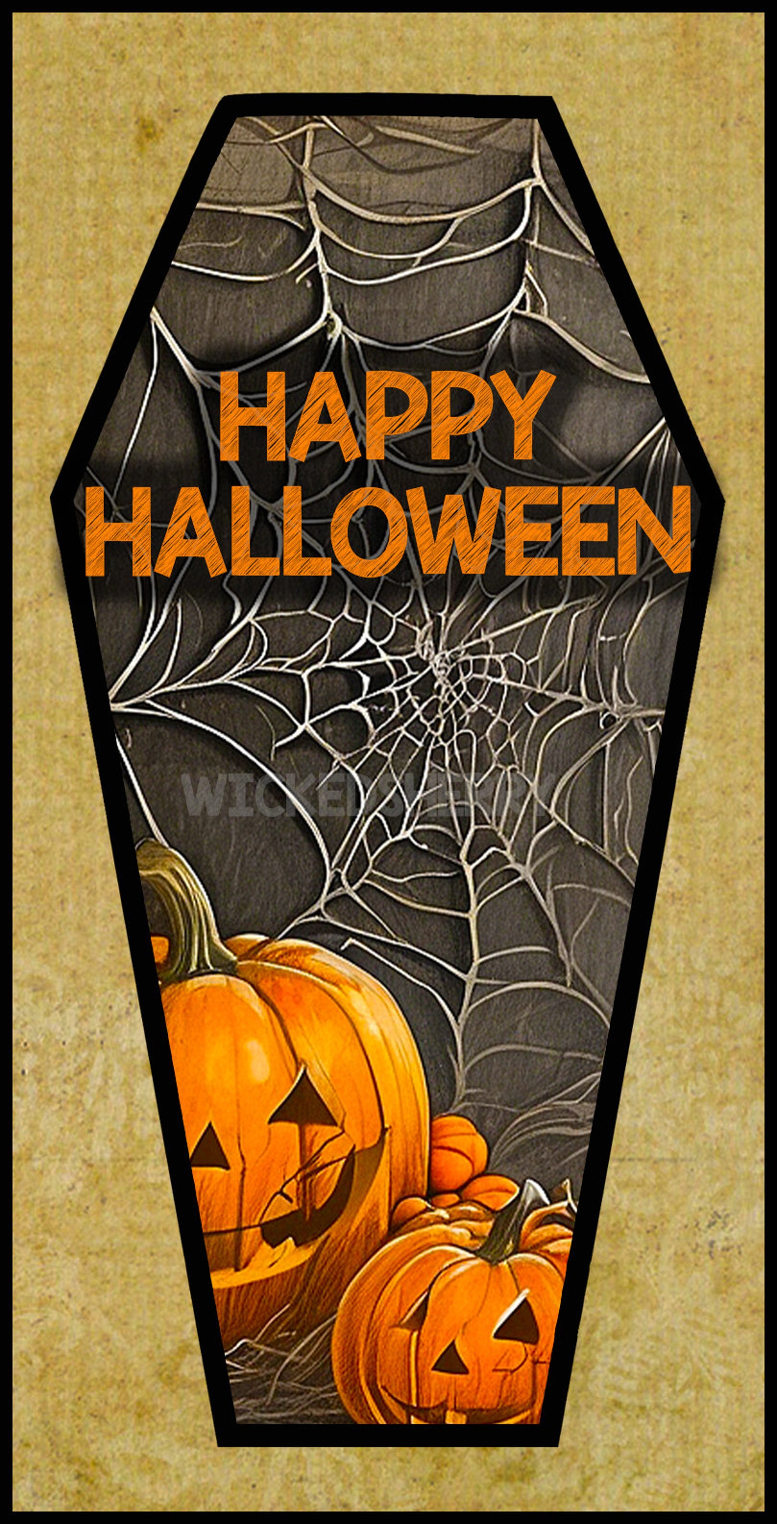 Halloween Classic Coffin Tags, Digital, Junk Journal, Printables ...