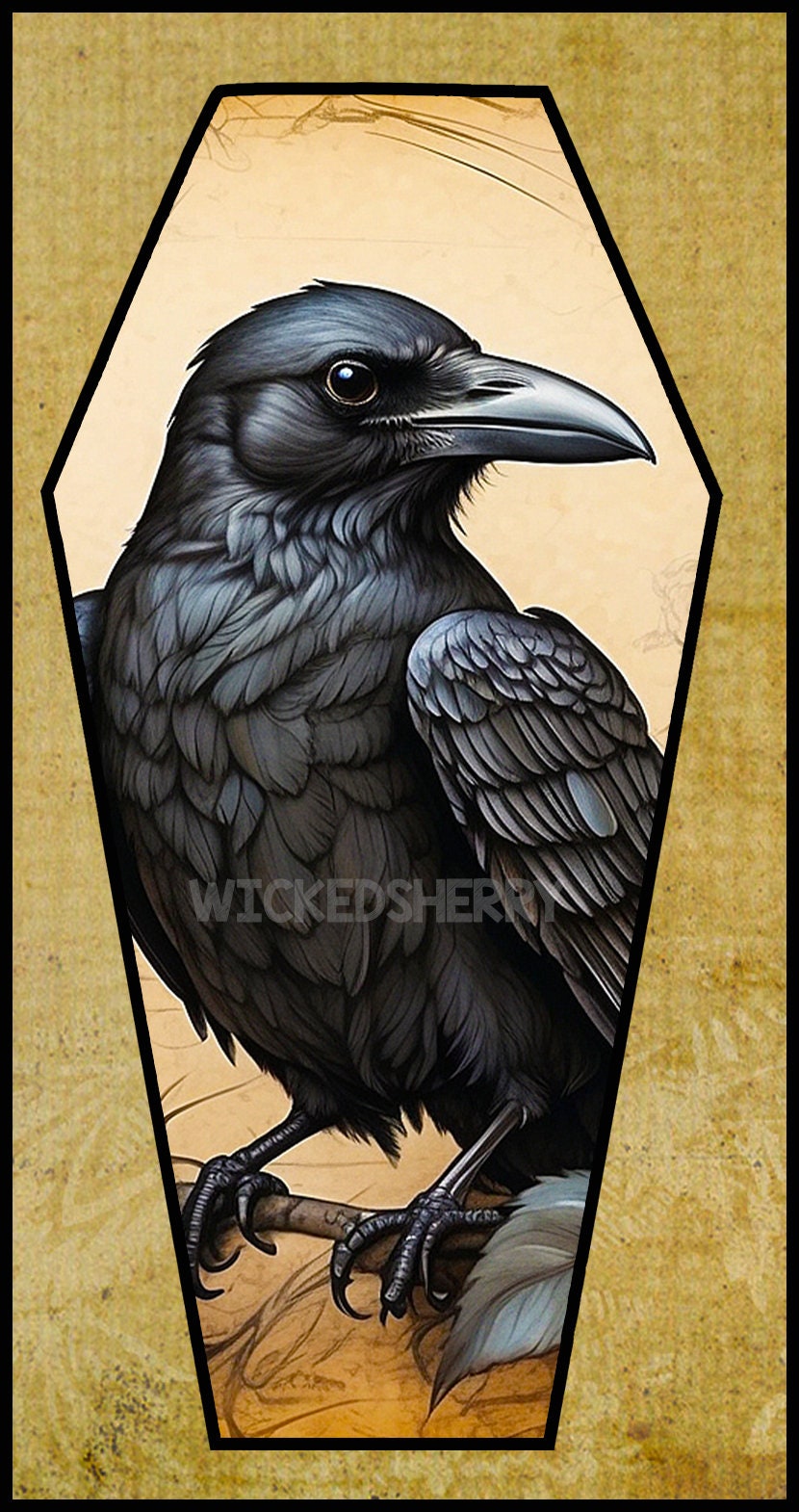 Halloween Classic Coffin Tags, Digital, Junk Journal, Printables ...