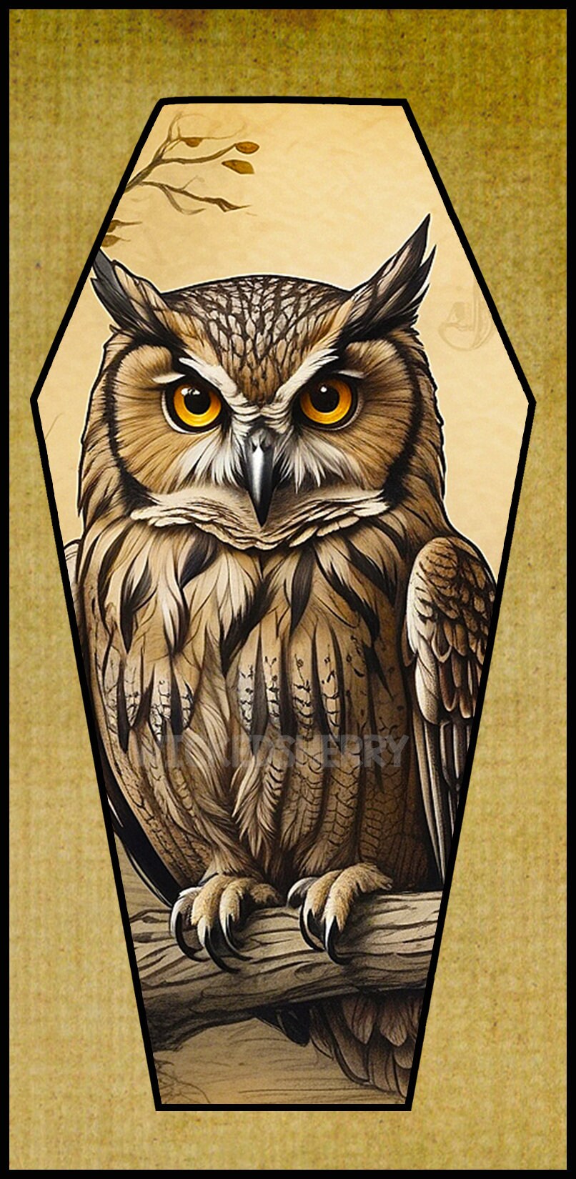 Halloween Classic Coffin Tags, Digital, Junk Journal, Printables ...