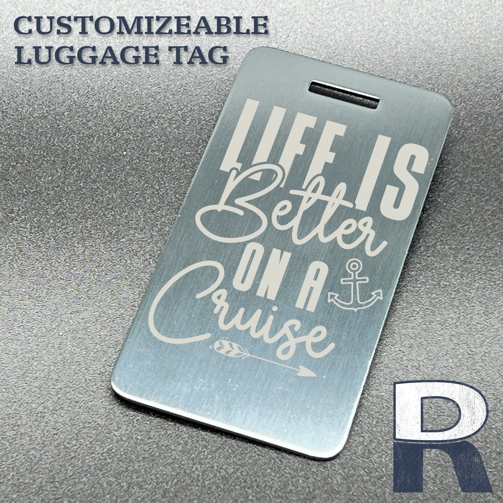 Cruise Ship Custom Personalized Laser Engraved Luggage Tag - Etsy