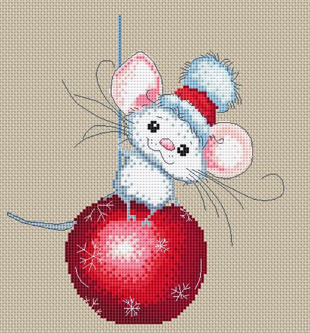 Christmas Cross Stitch Ornament Pattern Pdf Noel Point De - Etsy