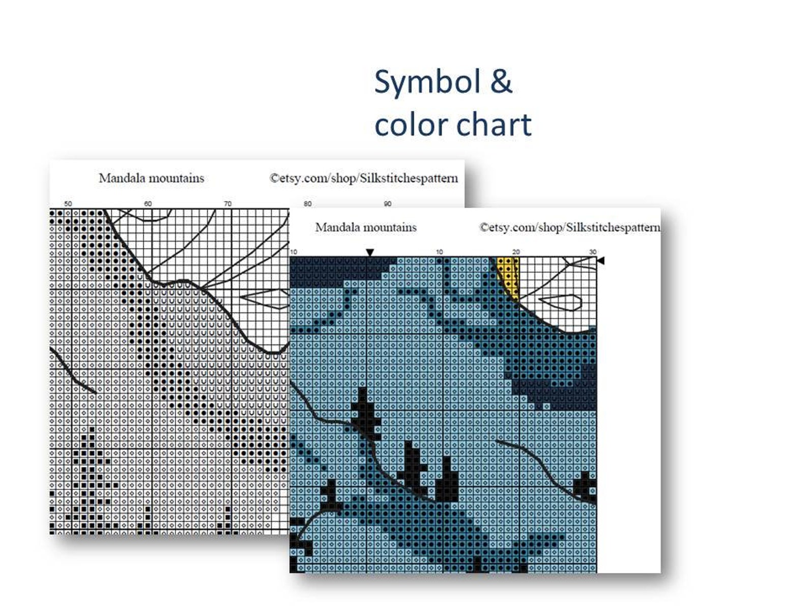 Letter Cross Stitch Pattern Pdf Monogram Floral P Modern - Etsy