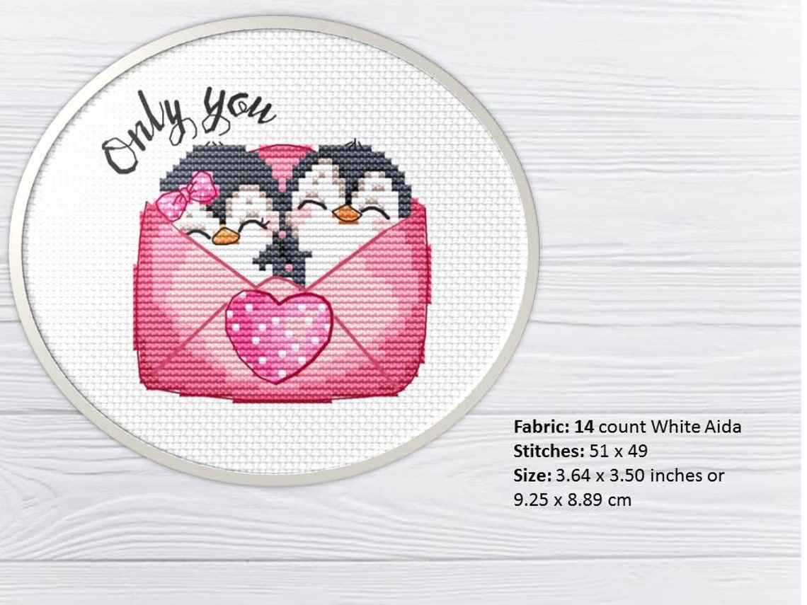 Valentine's Day Cross Stitch Pattern Love Counted Instand - Etsy
