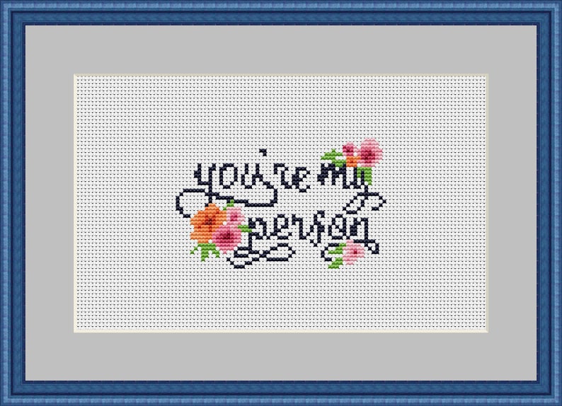 Valentine's Day Cross Stitch Pattern Love Counted Instand | Etsy