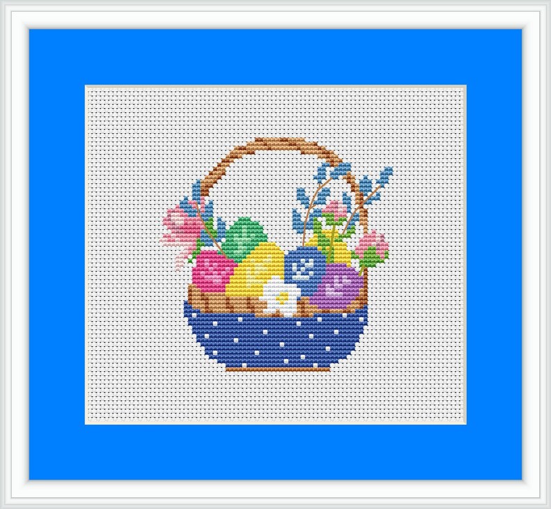 Easter Cross Stitch Pattern Counted Bunny Embroidery - Etsy