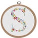 Letter K Cross Stitch Pattern Floral Rainbow Monogram Cute - Etsy
