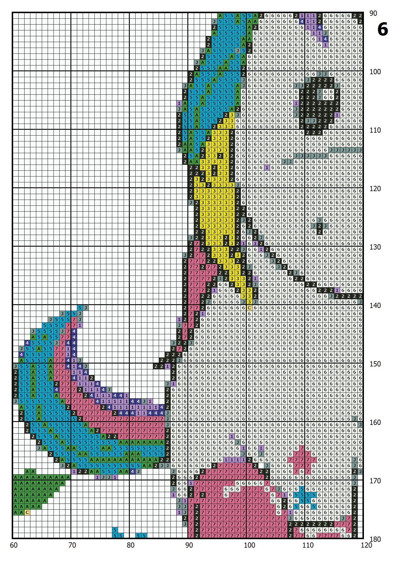 Unicorn cross stitch pattern PDF Floral cute magical fantasy | Etsy