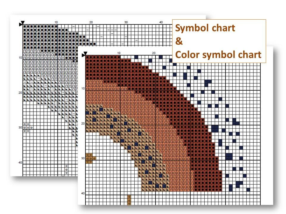 Letter Cross Stitch Pattern Pdf Monogram Floral G Modern - Etsy