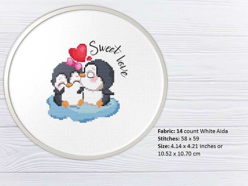 Valentine Cross Stitch Pattern Love Counted Instant Pdf Cute - Etsy