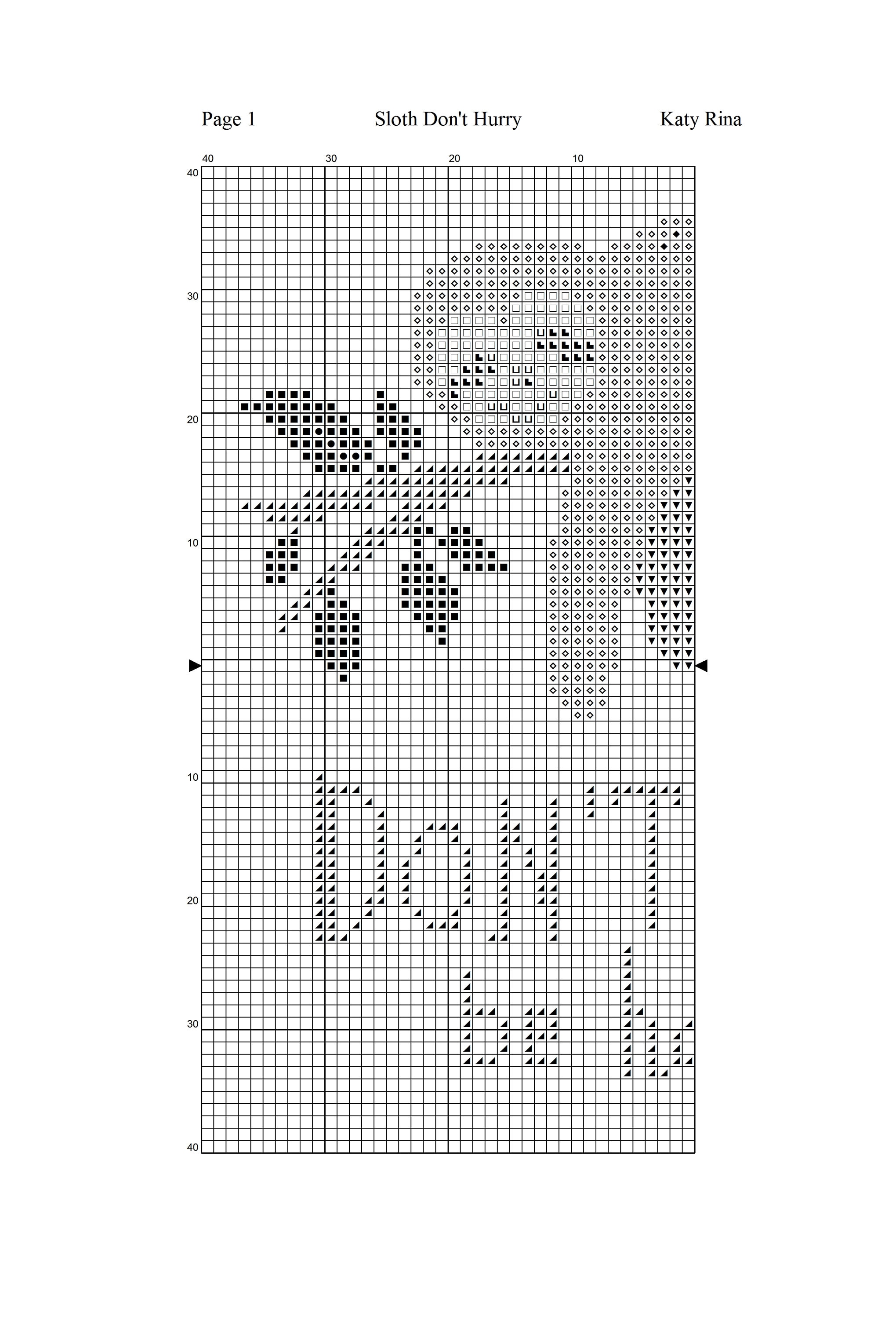 Cute Sloth Cross Stitch Pattern PDF Subversive Cross Stitch - Etsy