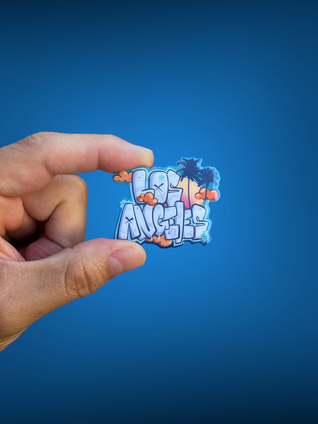 The LA Tourist Pin | Los Angeles Pin | Offset Epoxy Pin | That One ...