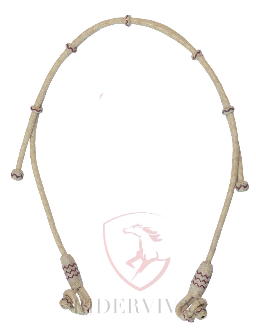 Hand Braided Bosal Hanger, Bosal Hanger Natural Knot & Chestnut Cherry ...