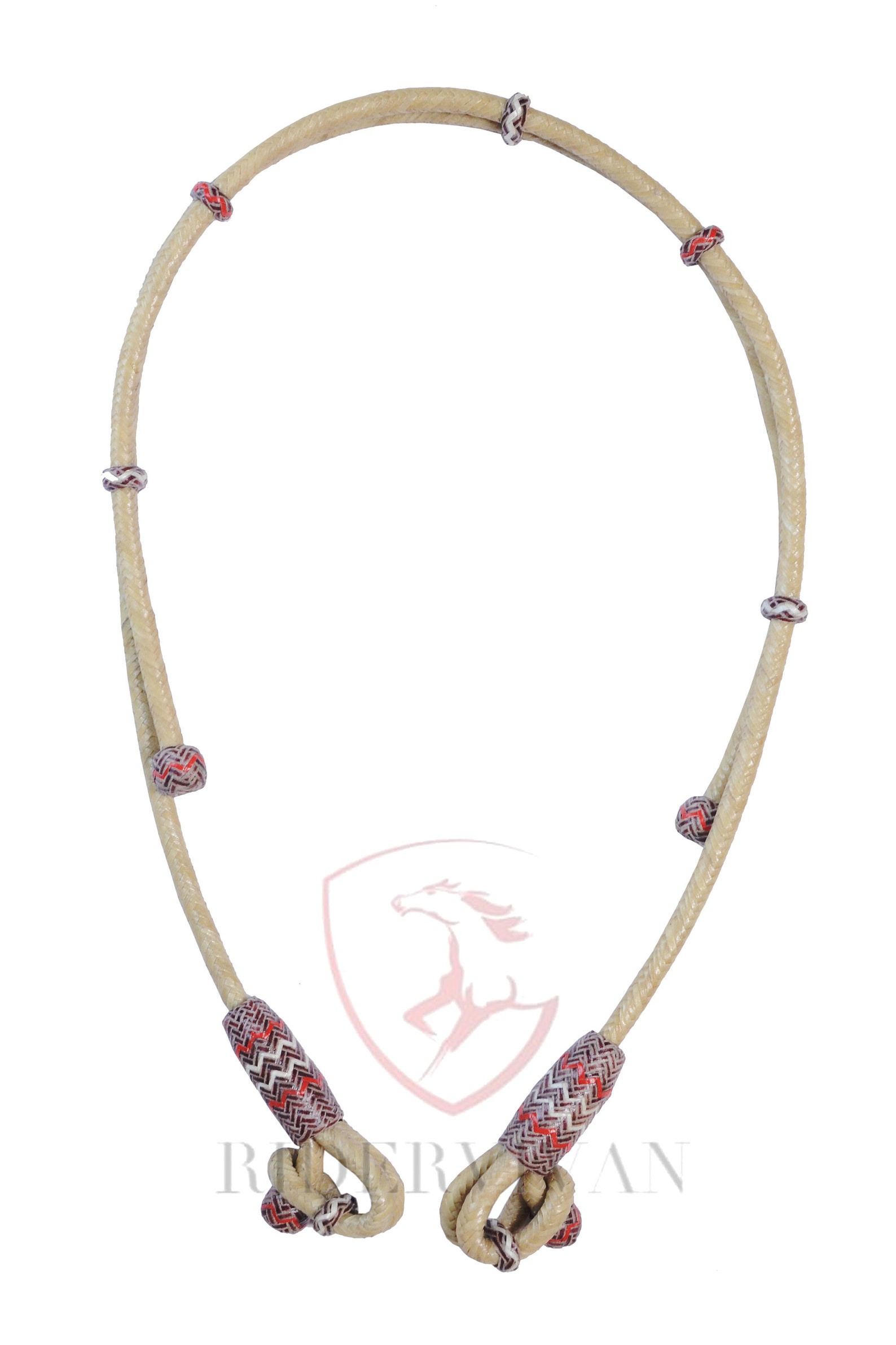 Handmade Bosal Set 40 Plaits Rawhide Natural & Cherry Bosal - Etsy