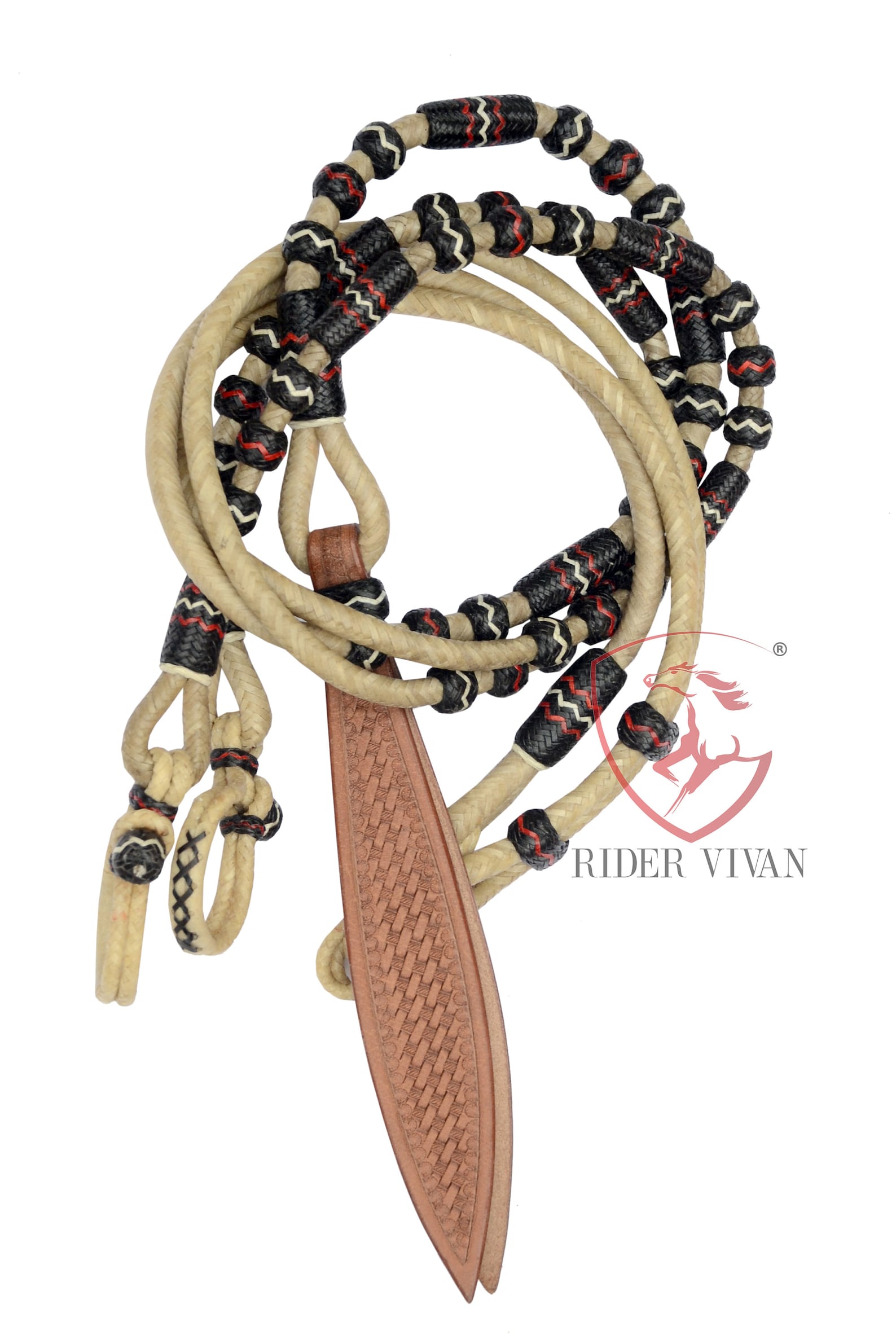 Romal Reins Natural & Black Romal Reins 20 Plait Romal Reins - Etsy