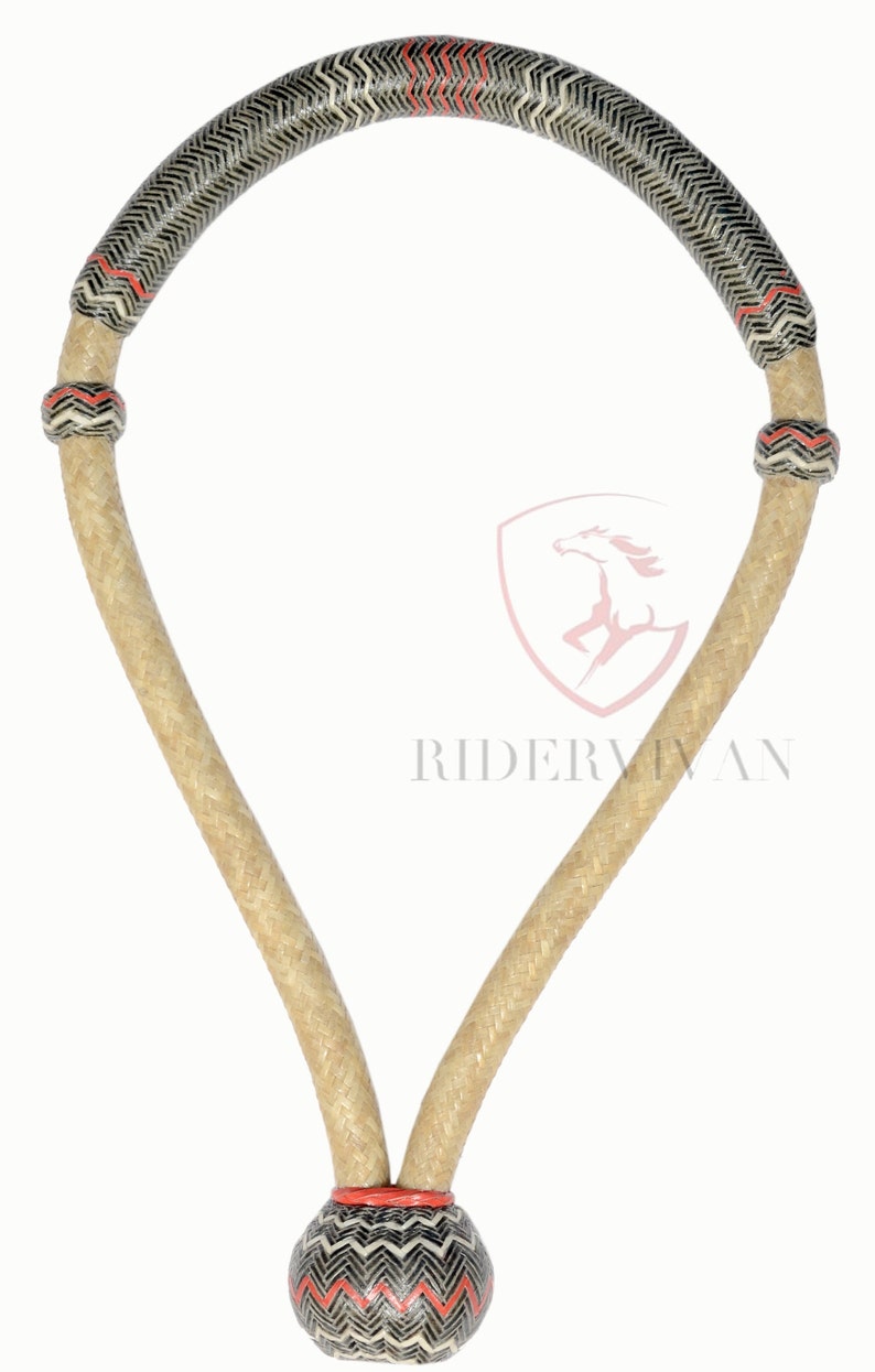 Handmade Bosal Set 40 Plaits Rawhide Natural & Black Bosal - Etsy