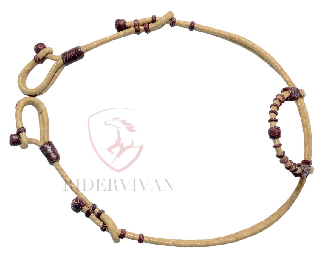 Hand-crafted Headstall, Western Horse Headstall, Natural Rawhide ...
