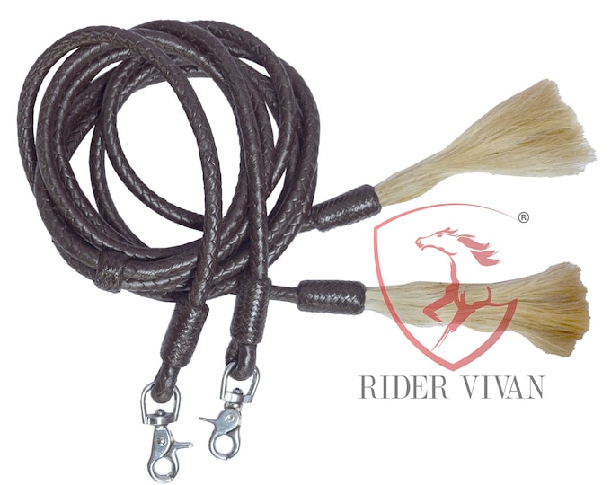 Thin Blue Line Original Style Braided Paracord Barrel Reins, Custom ...