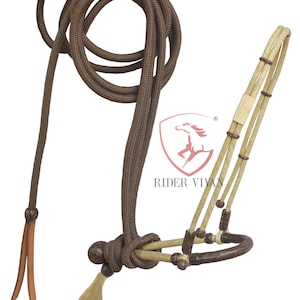 Handmade Bosal Set, Rawhide Bosal Set 40 Plaits, Bosal Set Natural ...