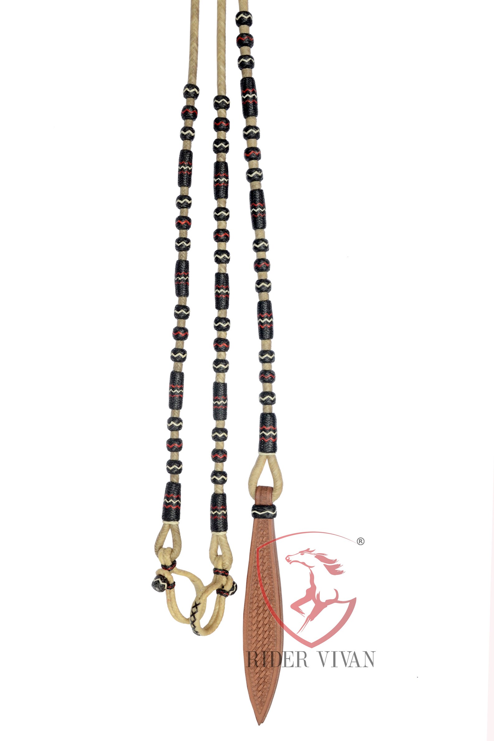 Romal Reins Natural & Black Romal Reins 20 Plait Romal Reins - Etsy