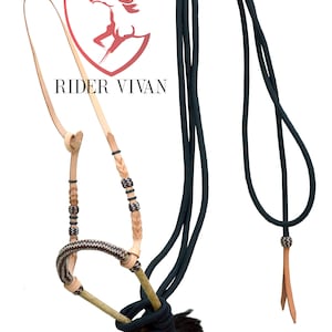 Handmade Bosal Set, 40 Plaits Rawhide Natural Bosal Set, Bosal Set ...