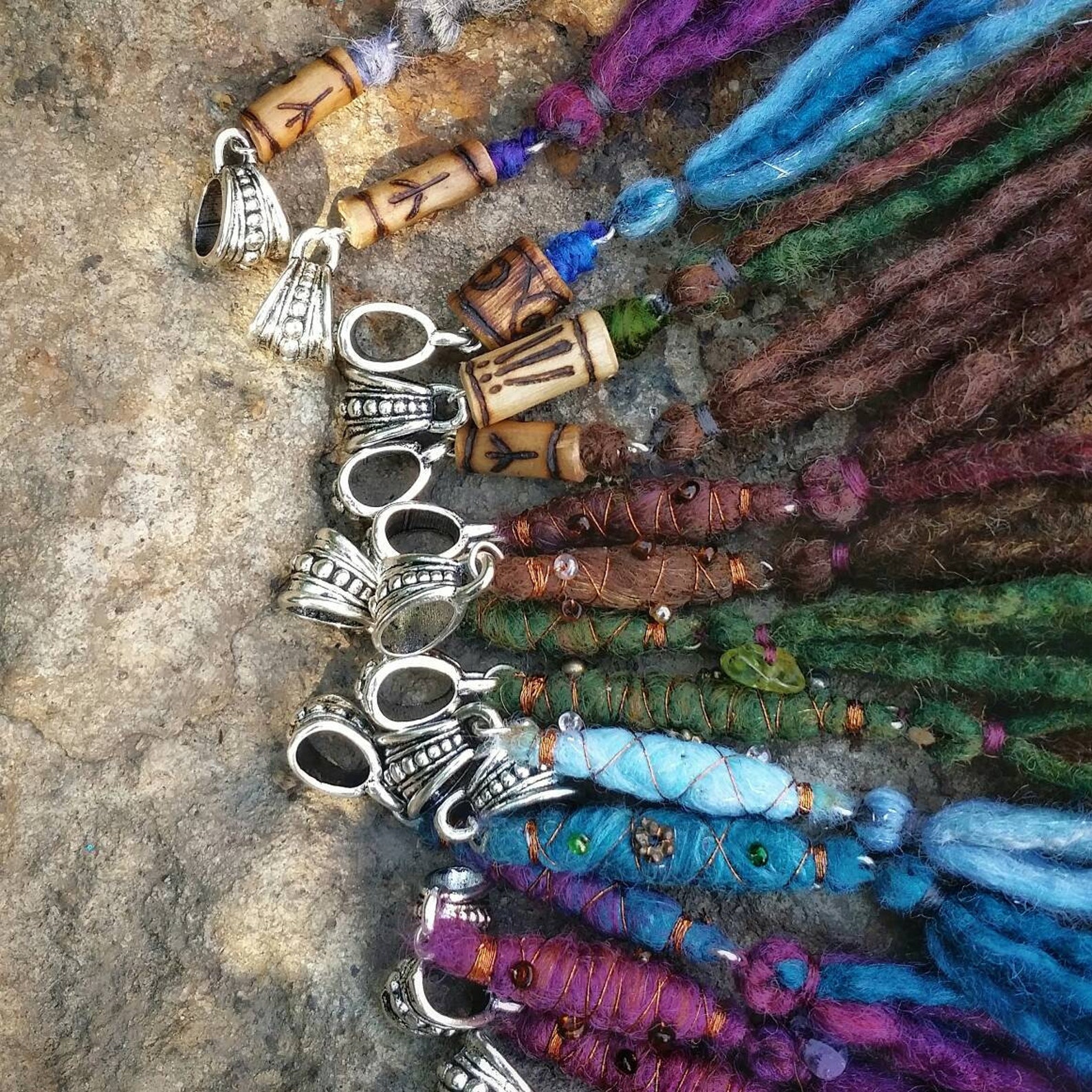 SEA BLUE Handmade Felt Boho Gypsy Pixie Fairy Mermaid Hippie - Etsy UK