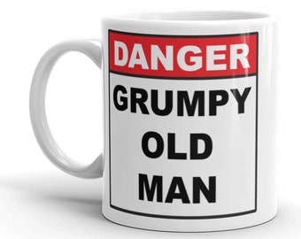 Grumpy old man mug | Etsy