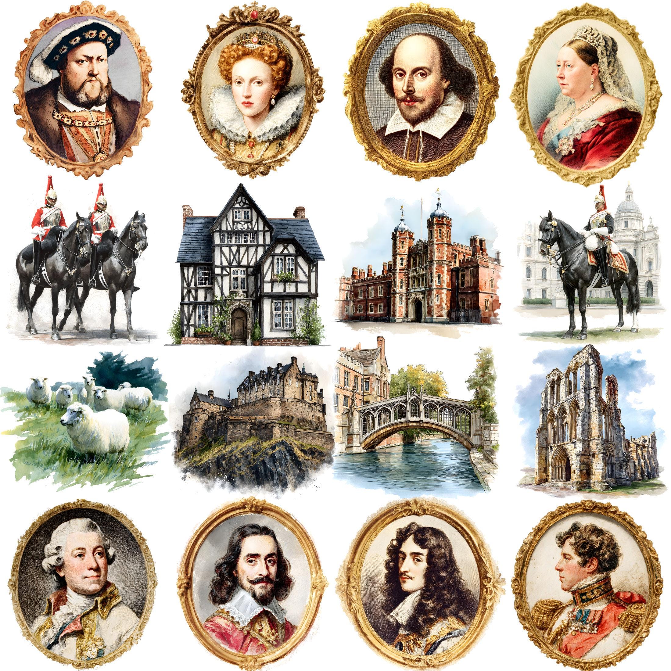 Bumper Clipart Bundle 300 England and London Png, London Clipart ...