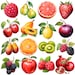 Watercolor Fruit Clipart, Gardening Clipart, Farmers Market Food ...