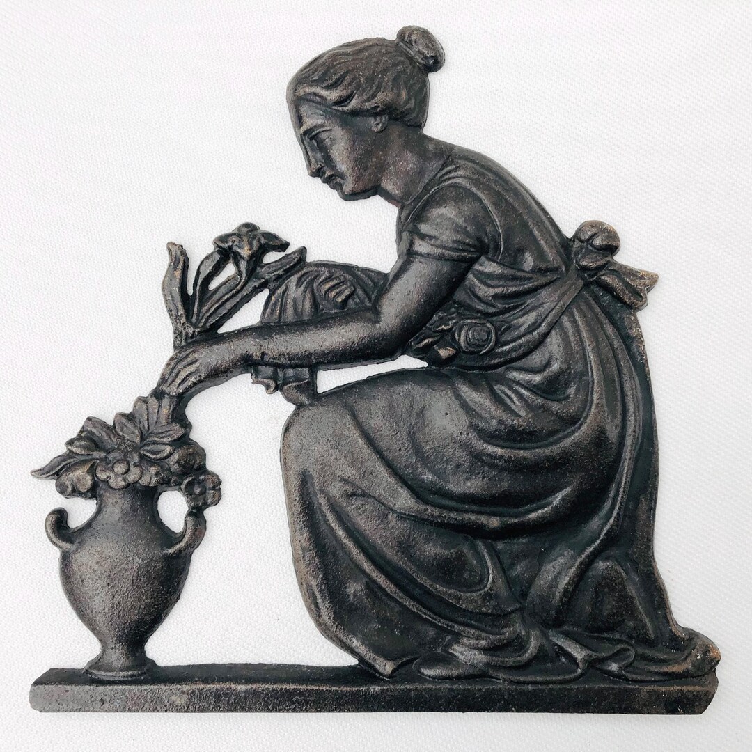 Iron Relief Gardener Wall Relief Relief Art Decorative Plate Cast Iron ...