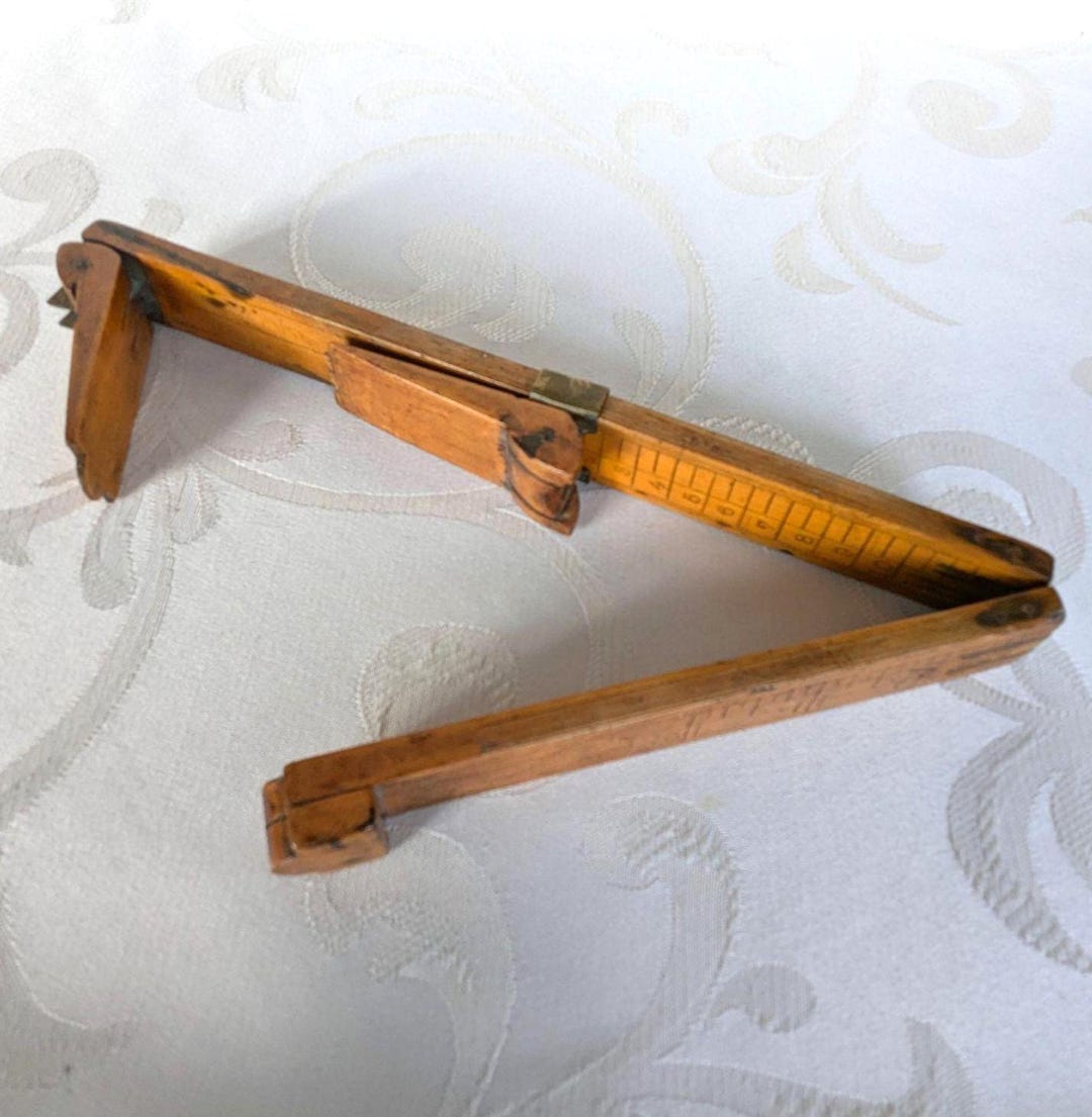 Antique Shoemaker's Foot Measuring Tool by W. Preston, London, Wood and ...