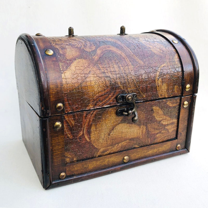Small Wooden Chest - Etsy